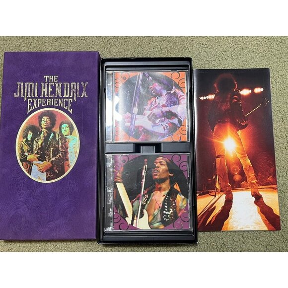 Media | The Jimi Hendrix Experience 4 Cd Box Set Photo Book Mca Felt ...